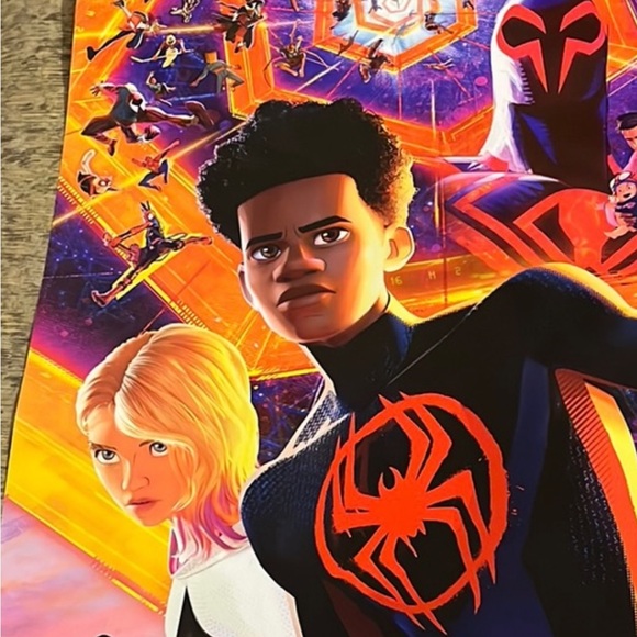 Spiderman | Accessories | Spiderman Spiderverse 223 Movie Poster Ds ...